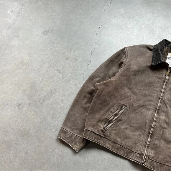 Carhartt | Jackets & Coats | Vintage Carhartt Detroit Jacket J97 Cht Blanket Lined Faded ...
